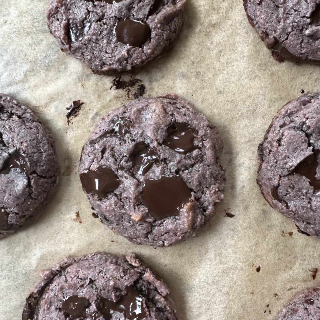 Purple Sweet Potato Cookies With Chocolate Chips (vegan) - Avocado Skillet