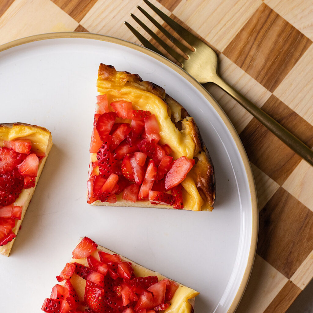 High Protein Cottage Cheese Cheesecake Avocado Skillet