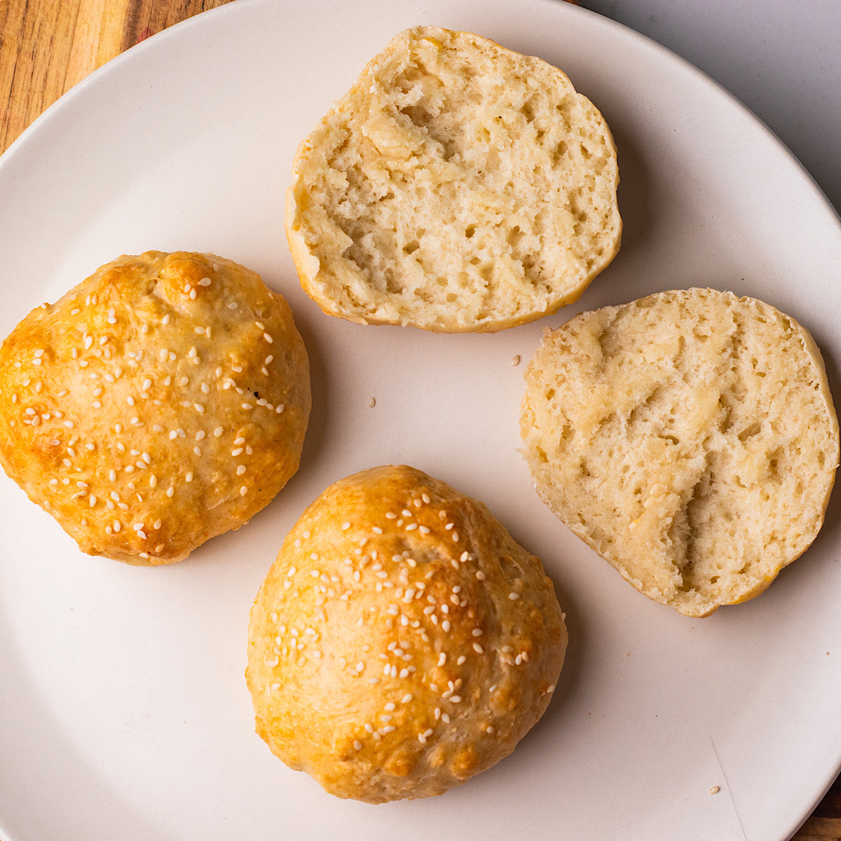 High Protein Cottage Cheese Burger Buns - Avocado Skillet